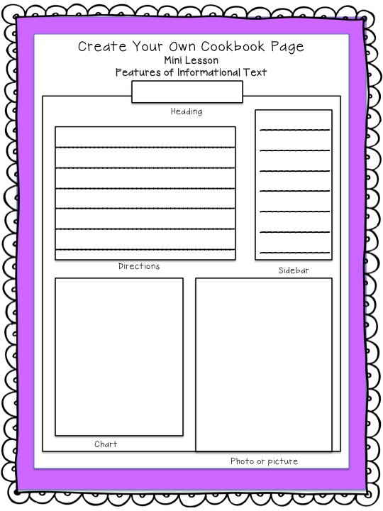 Read~Write~Create : Cooking Club~ Informational Text