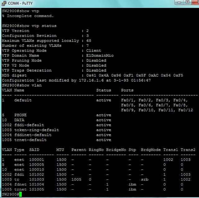 Trunk lab with Real Cisco switch - Cisco labs: CCNA