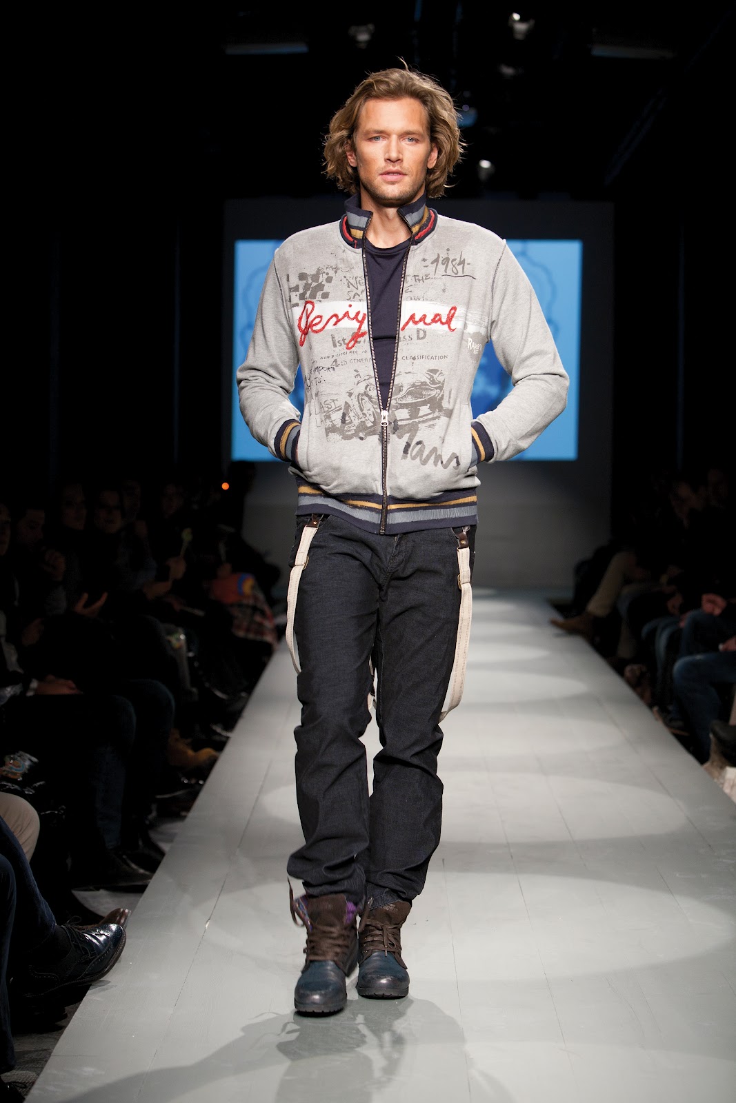 men's styling: Desigual AW12 Rainbow Menswear Collection