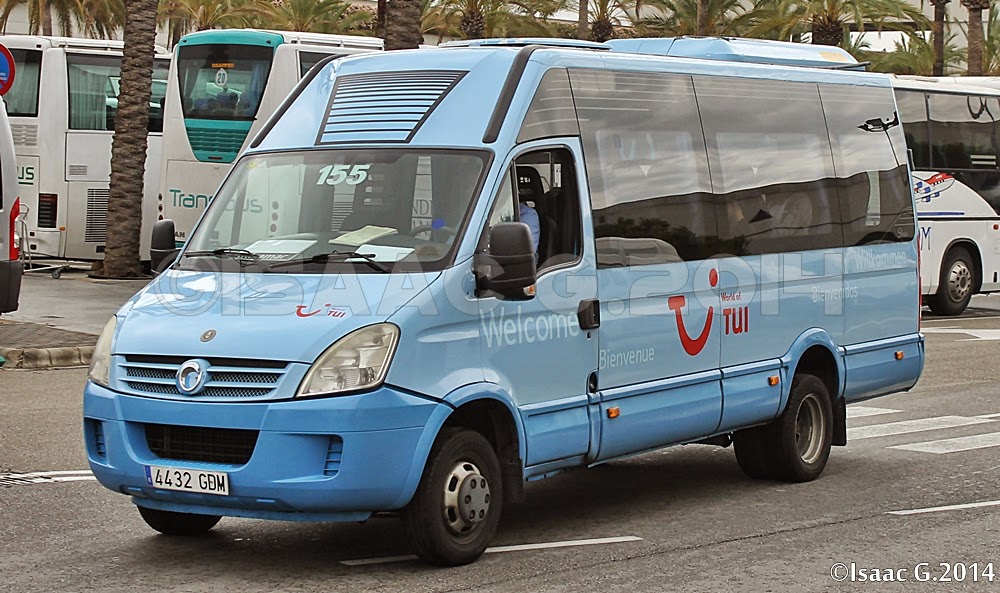 Camiones y Autobuses en Baleares: Nº155 Indcar Strada-Irisbus