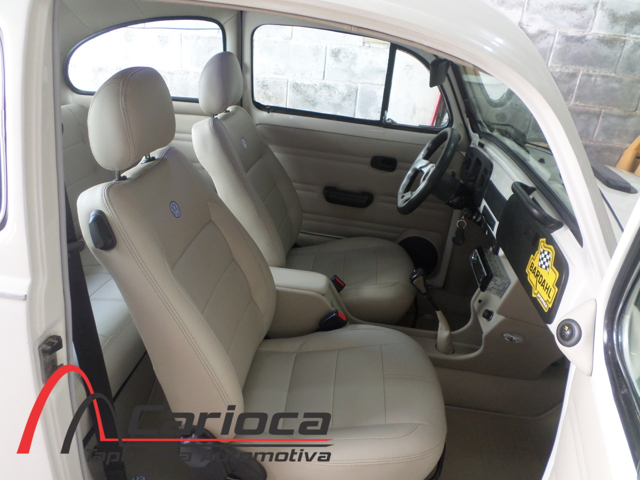 CARIOCA TAPEÇARIA: Fusca Branco (interior bege) Carioca Tapeçaria ...