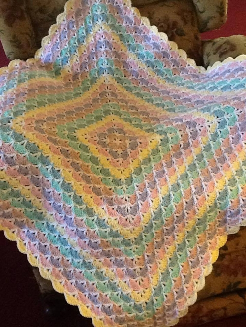 Beautiful Skills - Crochet Knitting Quilting : Beautiful Shells Blanket ...