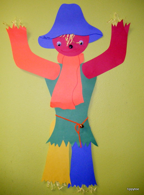 Tippytoe Crafts: Jingle Jangle Scarecrows