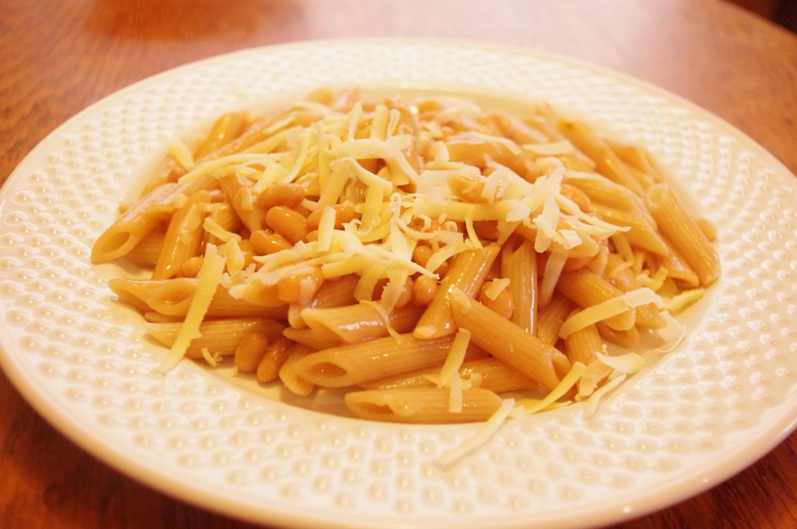 Curious concoctions: Pasta with cheesy baked beans and brown sauce
