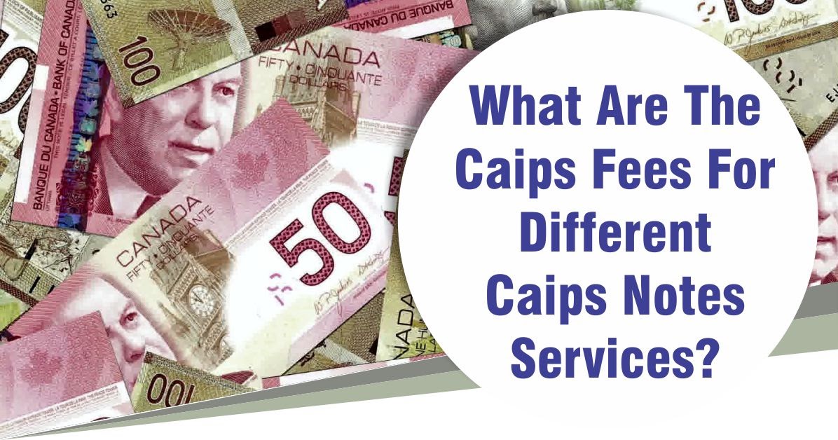 CAIPS/FOSS/GCMS Notes: What are the CAIPS Fees for Different CAIPS ...