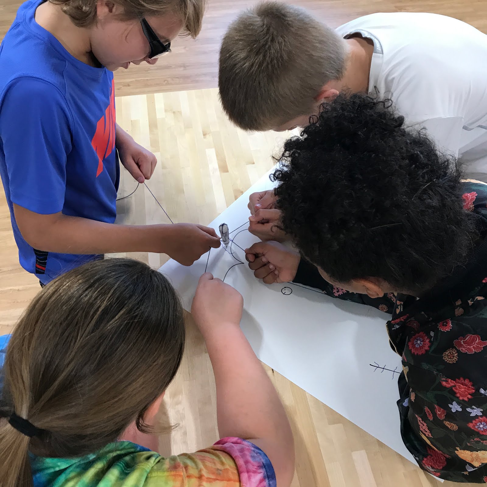 Mini Matisse: Collaborative Art Warm-Up Activity.