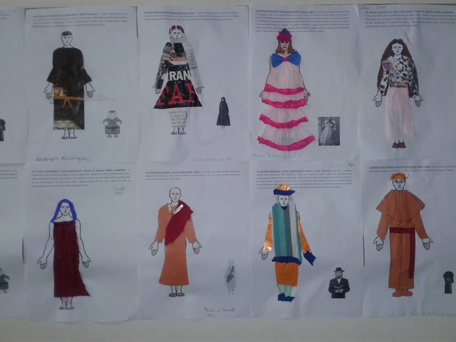 SEJAM BEM-VINDOS : Roupas Religiosas e Seus Significados