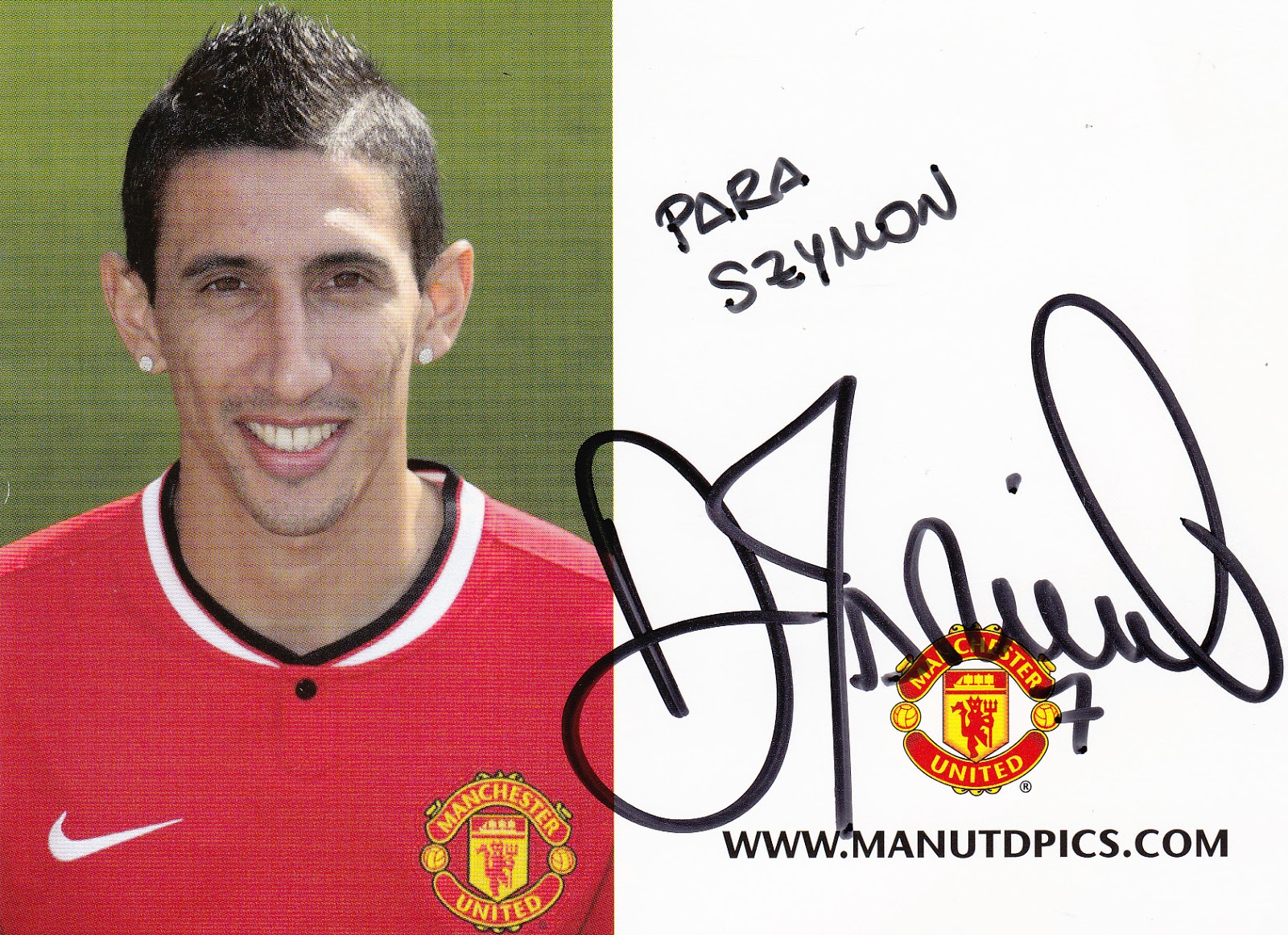 Autografy Szymka: Angel Di Maria