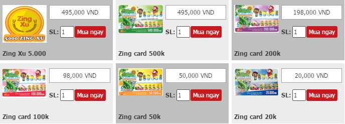 BÁN THẺ GAME: Mua zing card giá rẻ Paypal khi ở nước ngoài