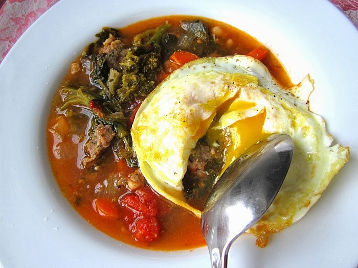 Bossy Soup: Broccoli Rabe, White Bean & Sausage