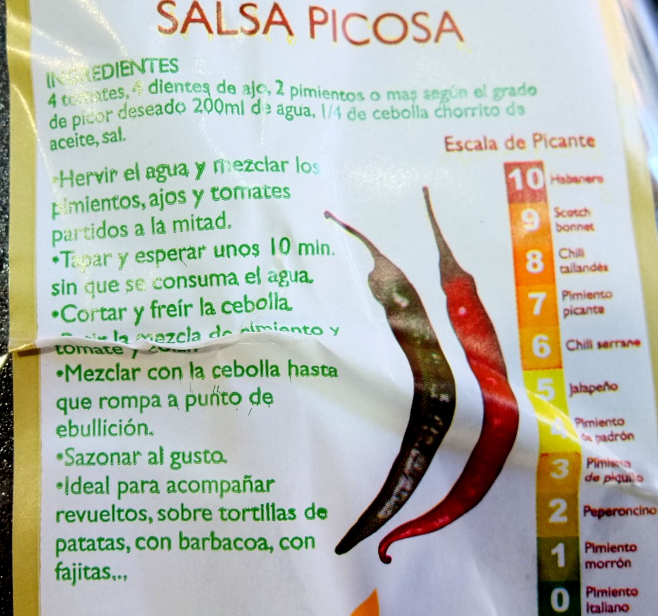 Cocinando con Lola García: Salsa picosa