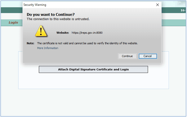 Failed To Open Websigner Object Doesn T Support Property Or Method Open Error On Ireps