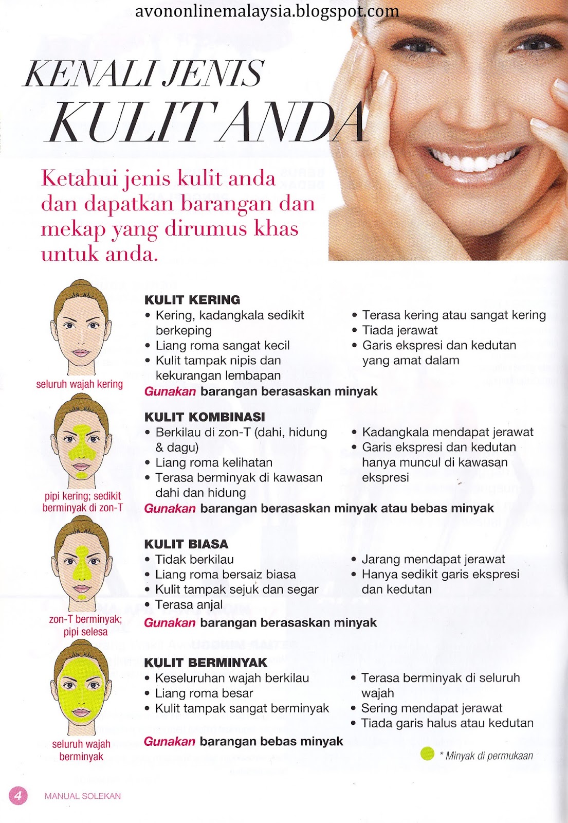 Tips Solekan Mengikut Jenis Kulit & Bentuk Muka | Buy AVON Online Malaysia