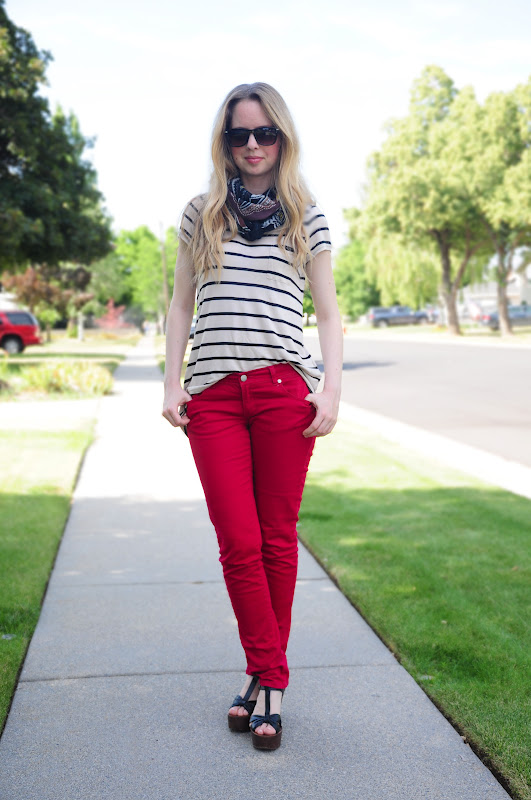 RED AND STRIPES ~ Thread Ethic | Modest Fashion