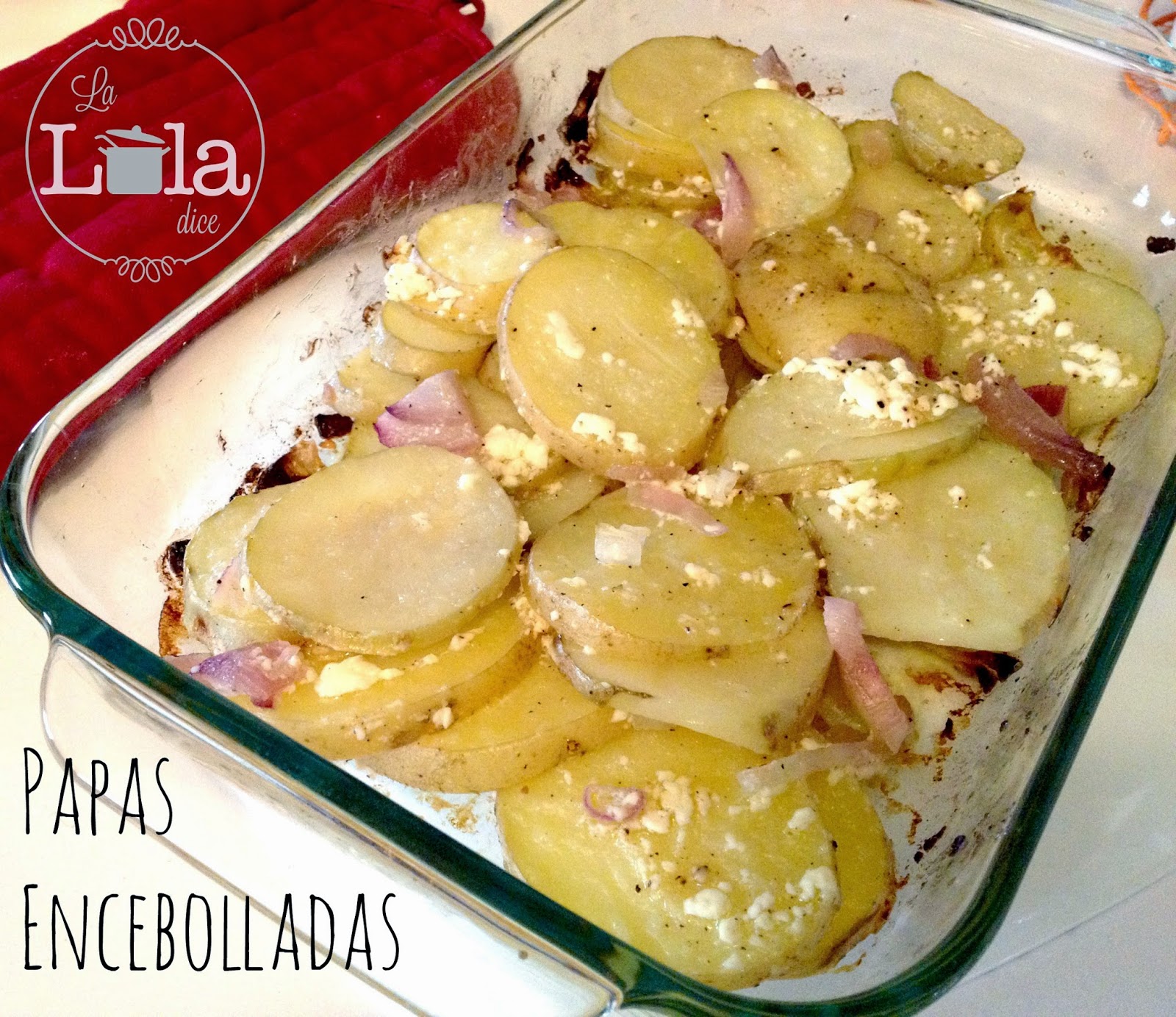 Papas encebolladas al horno | La Lola Dice