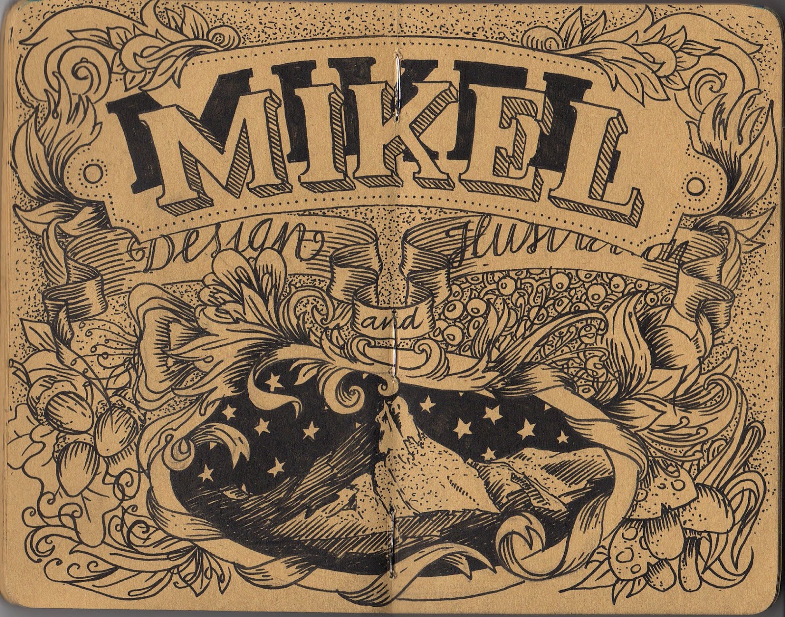 de vuelta con el cuaderno: Lettering y composición