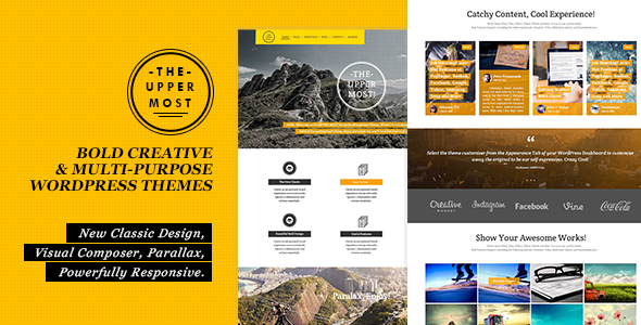 New Bold Creative and Multipurpose WP Theme - Download New Themes