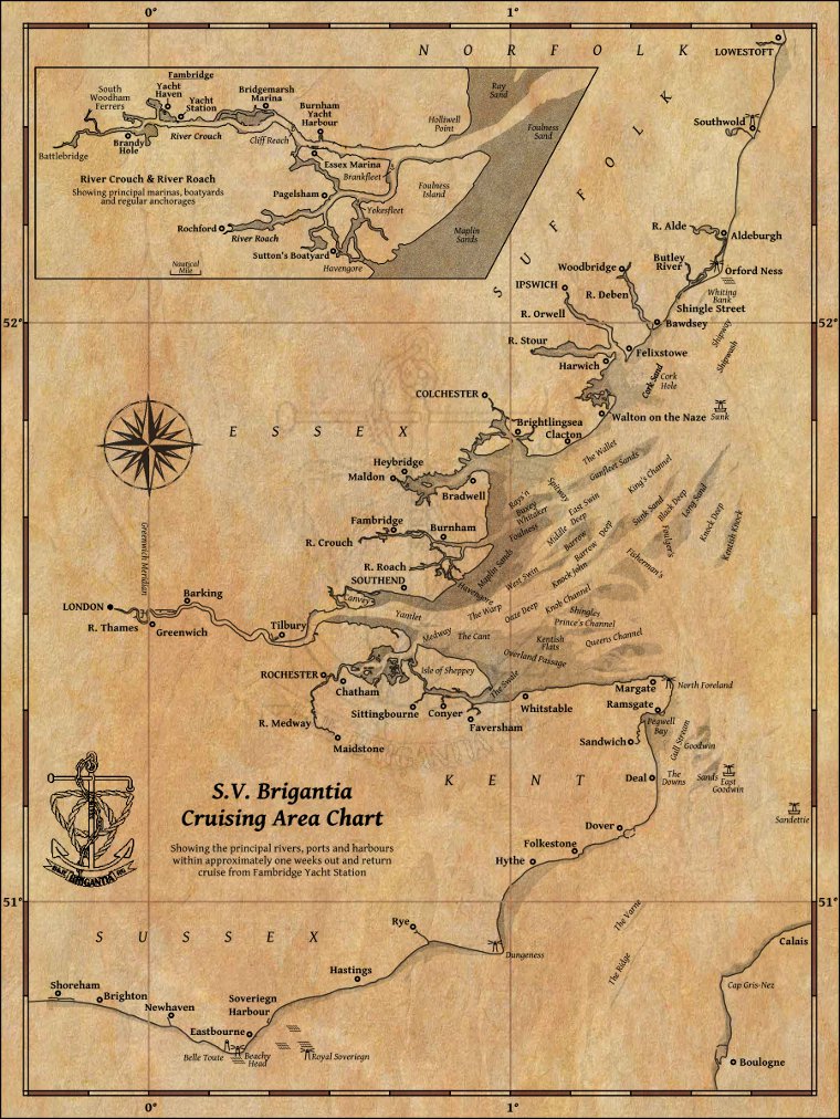 SV Brigantia - Ships Log: Cruising The East Coast