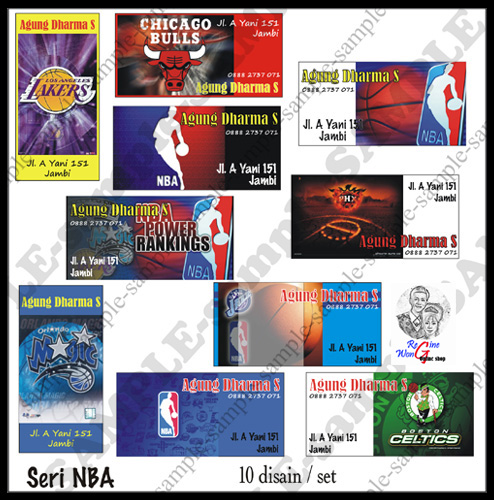 Sticker-Labelku: NBA series