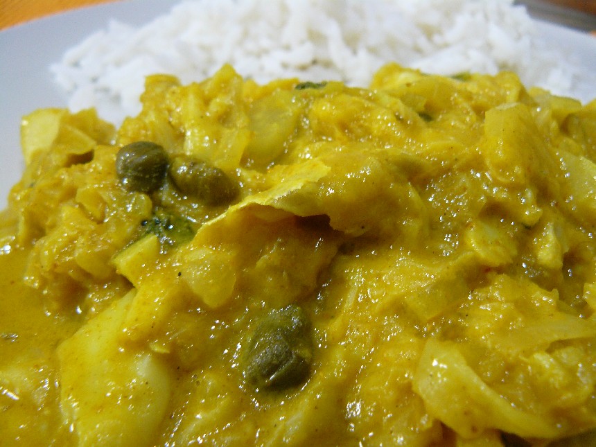 Outras Comidas: Caril de Bacalhau