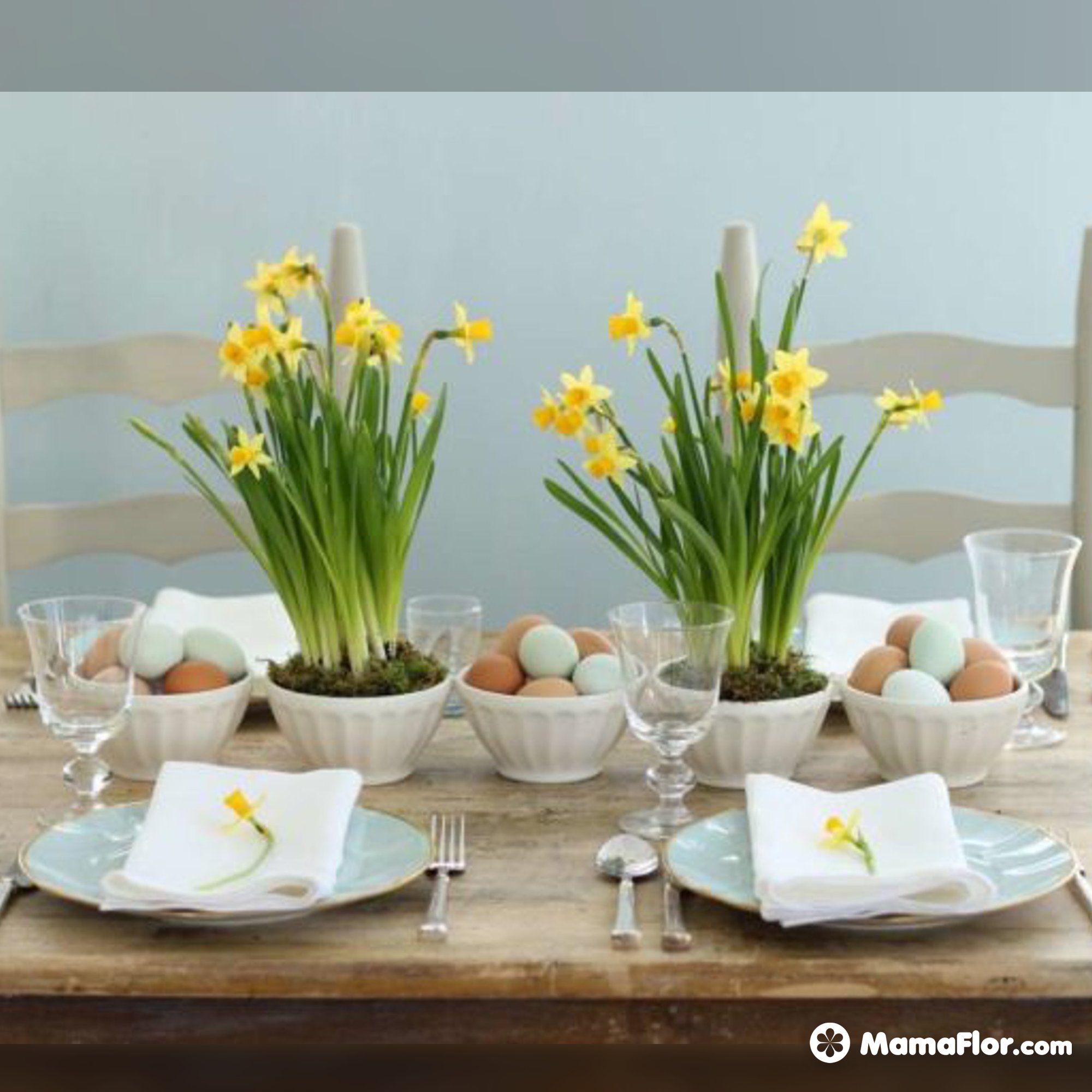 Decoración, Arreglos y Centros de Mesa para Pascua - MamaFlor.com