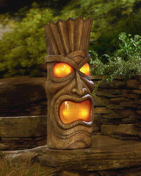 Kari LikeLikes: Solar Powered Tiki Head