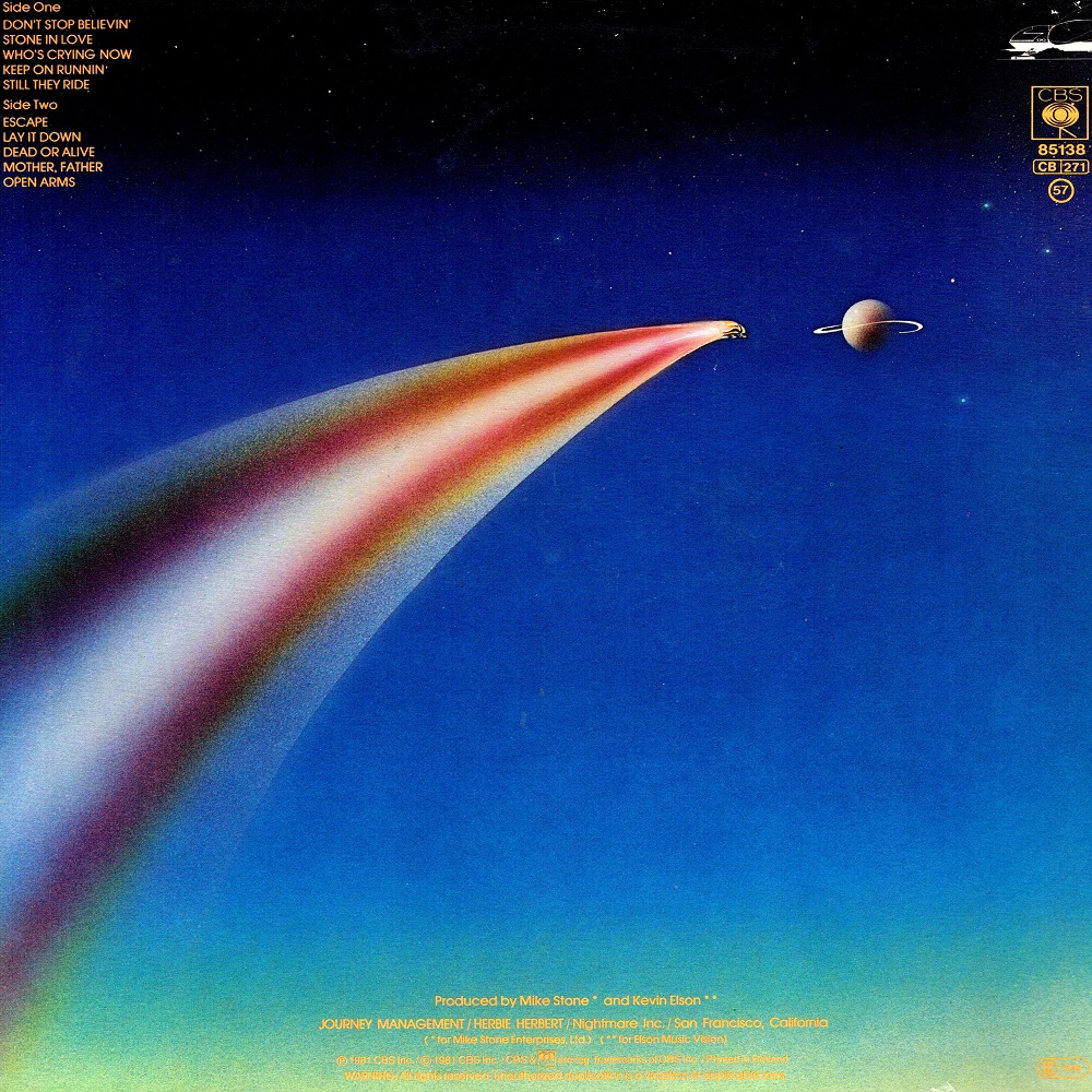 Journey - Escape (1981) ~ Elpee-Blog