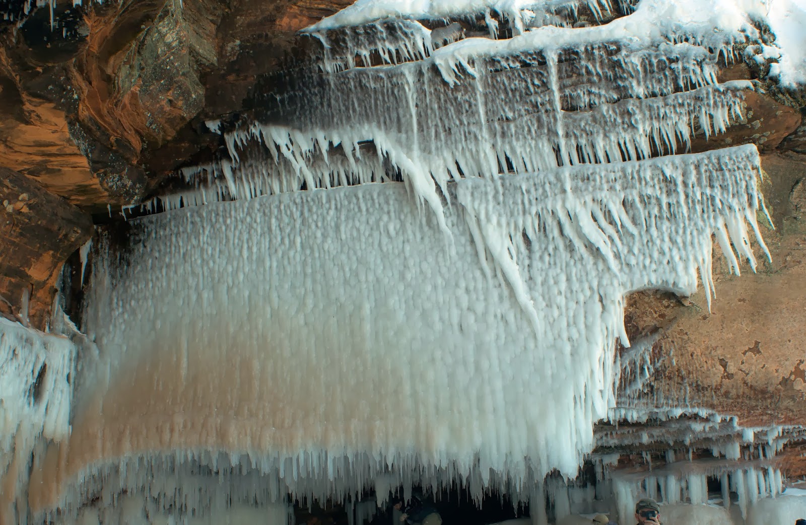 Howard-O: Just back from the Superior Ice Caves near Cornucopia, WI ...