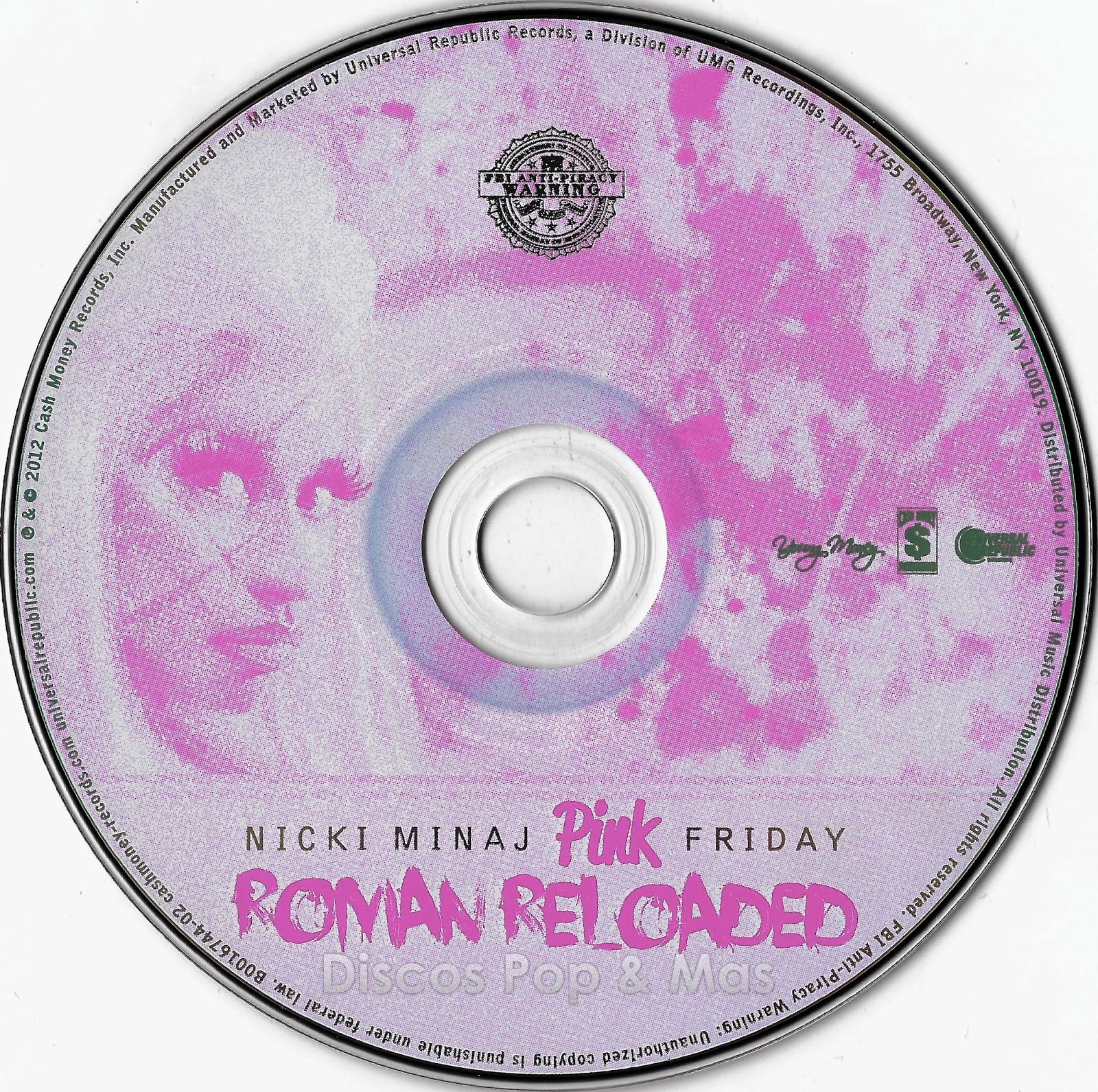 Discos Pop & Mas: Nicki Minaj - Pink Friday: Roman Reloaded (Deluxe ...