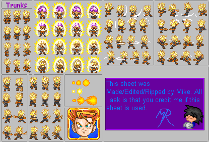 Dragon Ball z Sprites