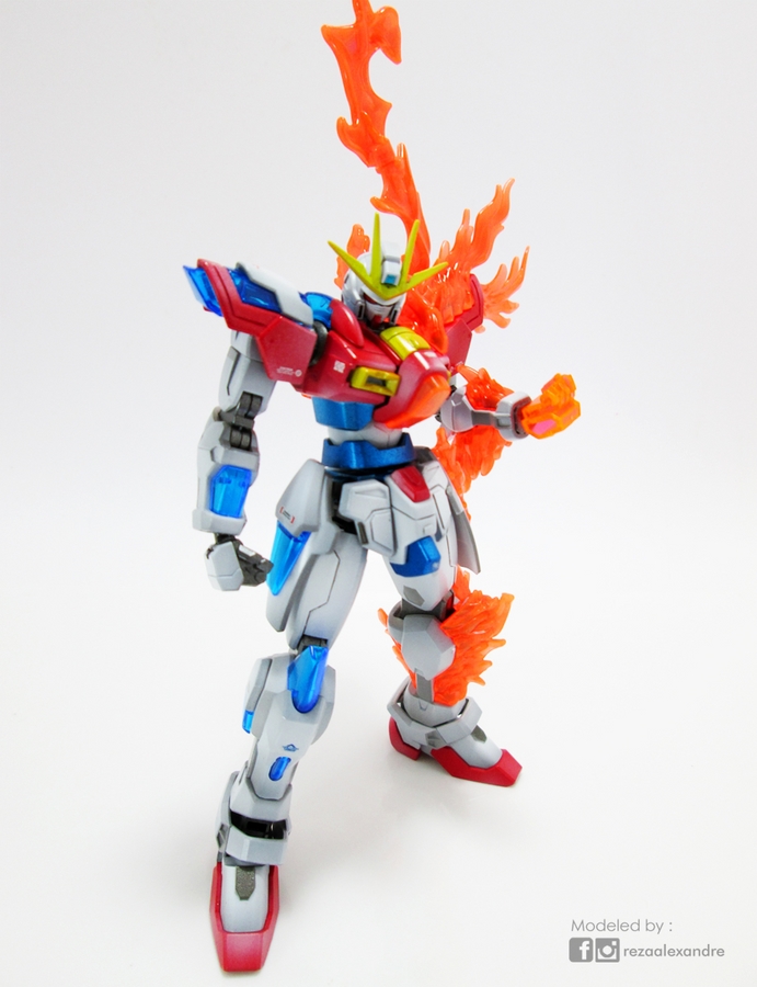 Custom Build: HGBF 1/144 Try Burning Gundam