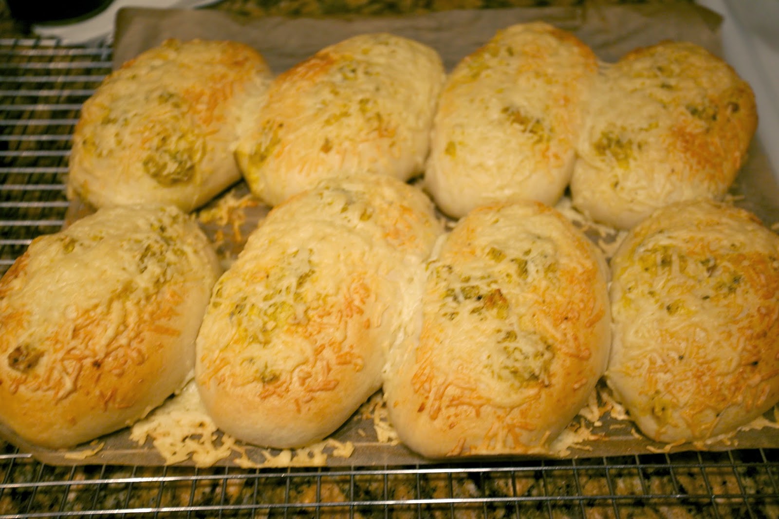 Asiago Herb Sandwich Rolls