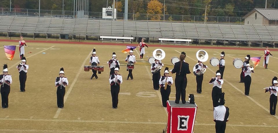 ELKMONT ALABAMA: ELKMONT RED DEVILS MARCHING BAND SHINES IN ATHENS