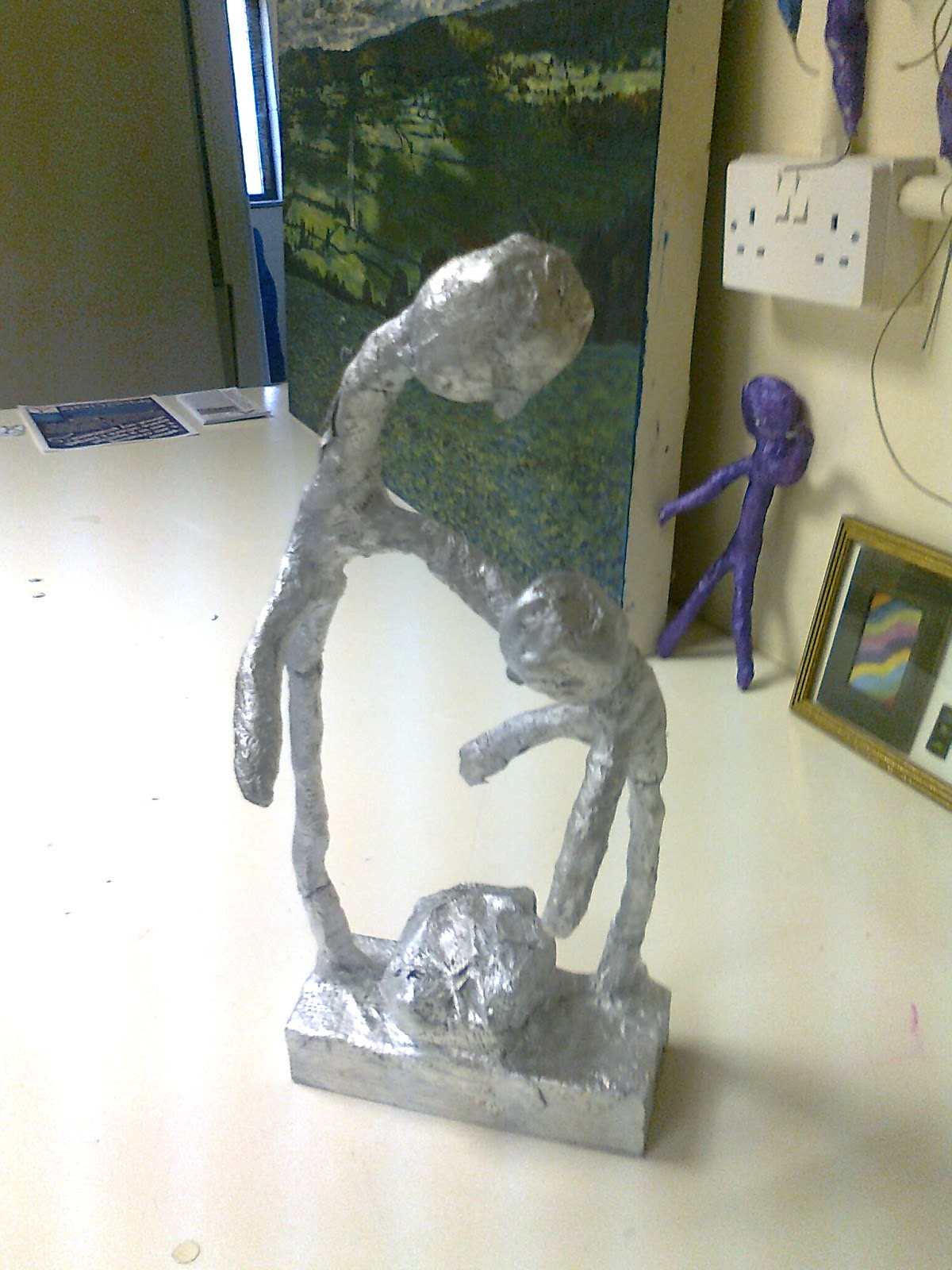 WellArt S2C: The day we made modroc sculptures