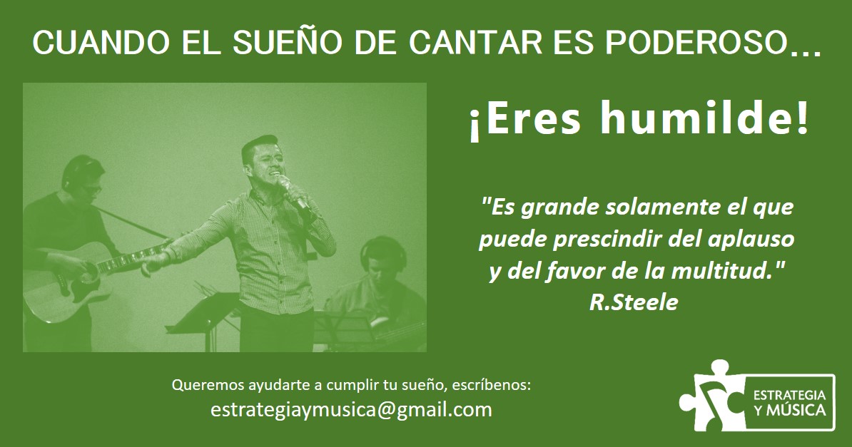 Estrategia & Música: LA HUMILDAD ESTA DEVALUADA...