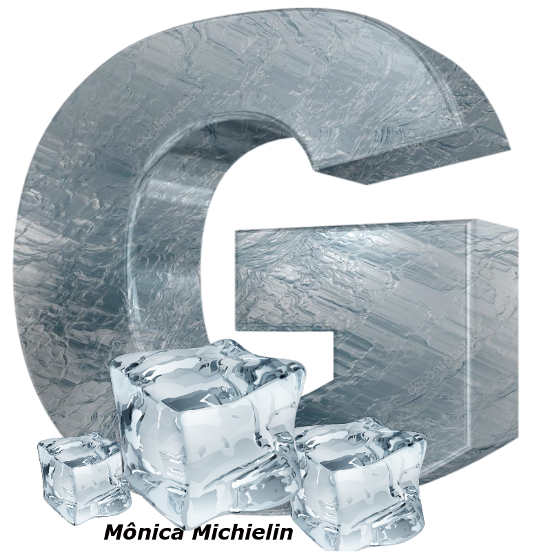 M. Michielin Alphabets: ALFABETO DE GELO PNG TEXTURA DE GELO E CUBOS DE ...