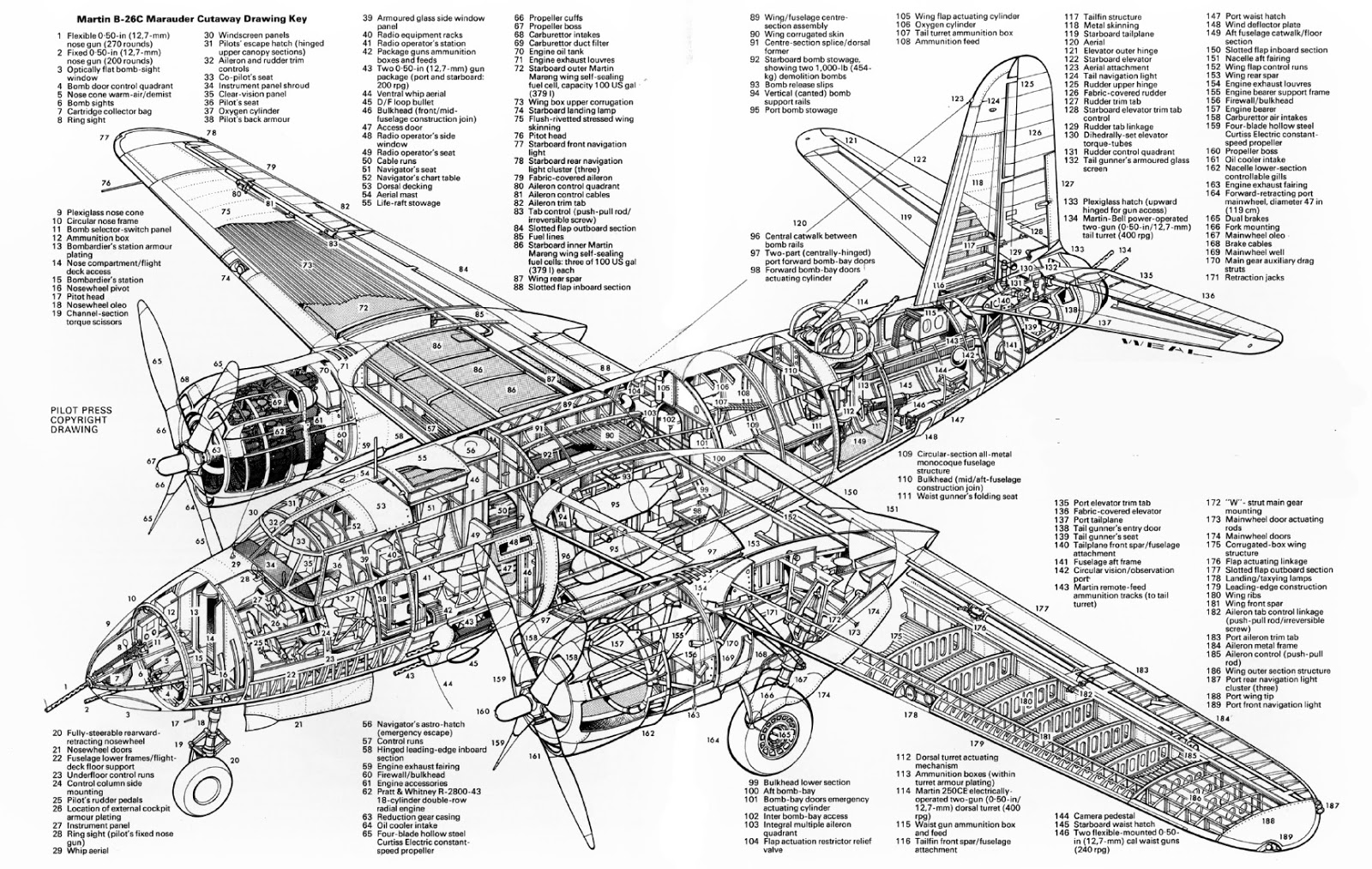 AIRPLANE SCALE MODELKIT: DOUGLAS A-26 Invader