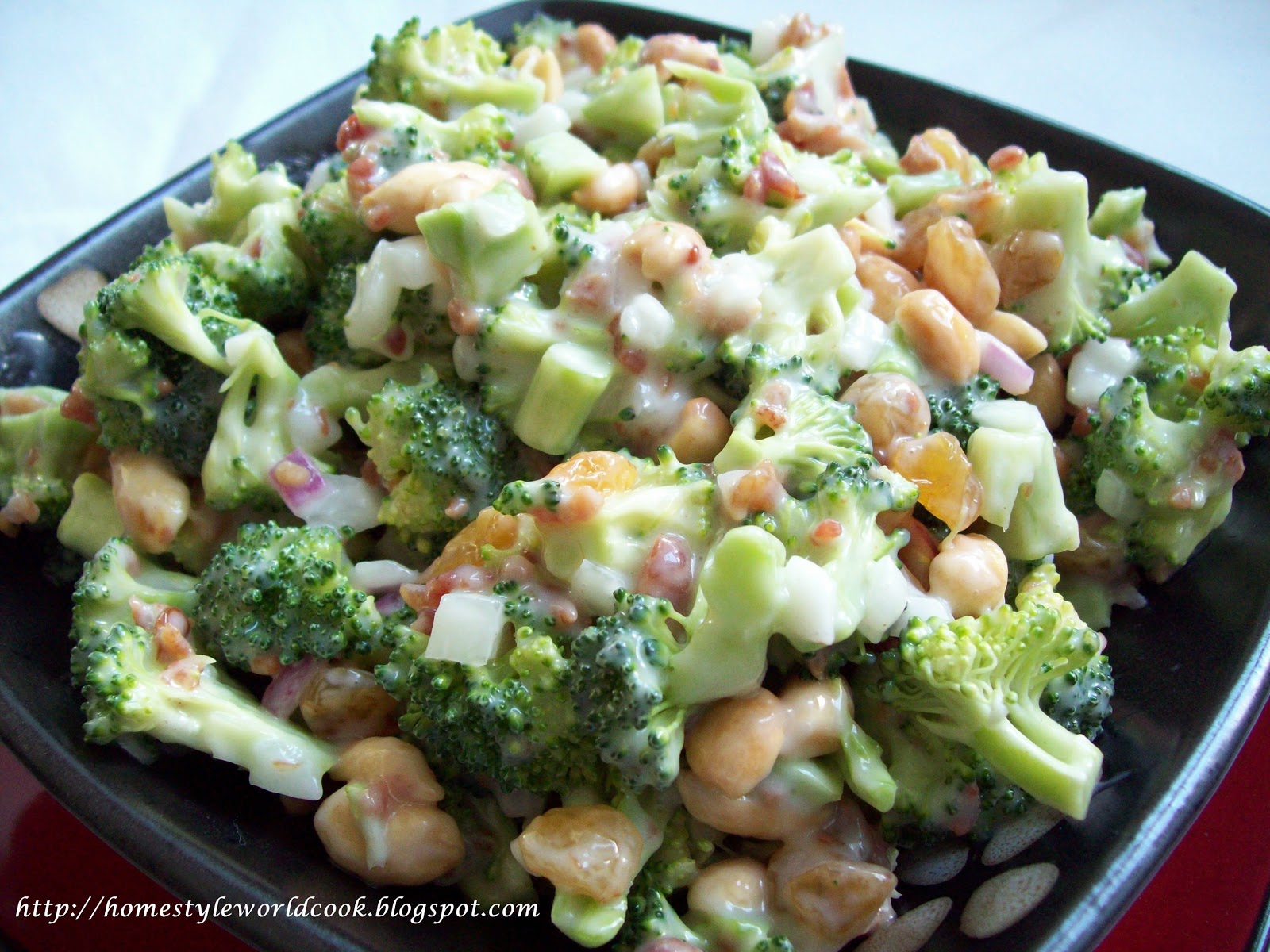 Homestyle Cooking Around The World: Broccoli Salad