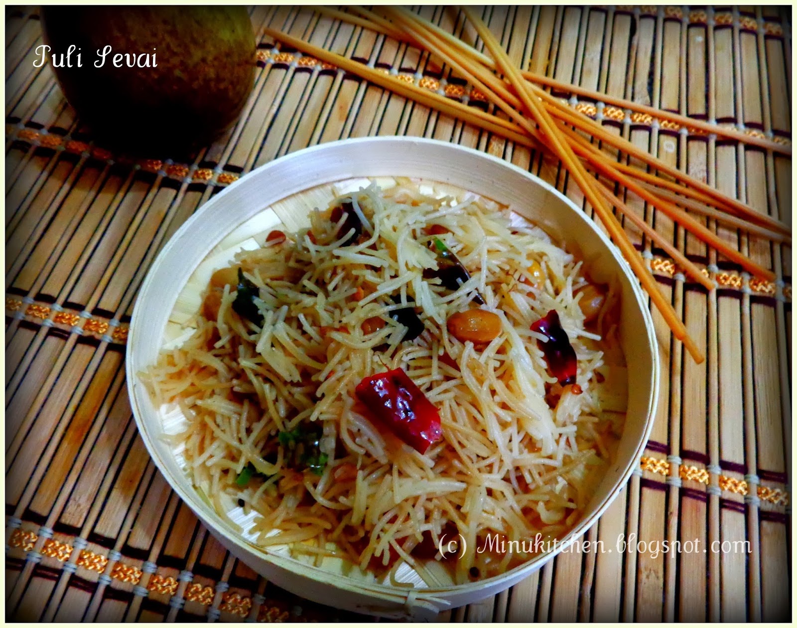 Puli Sevai ~ Minu's Kitchen