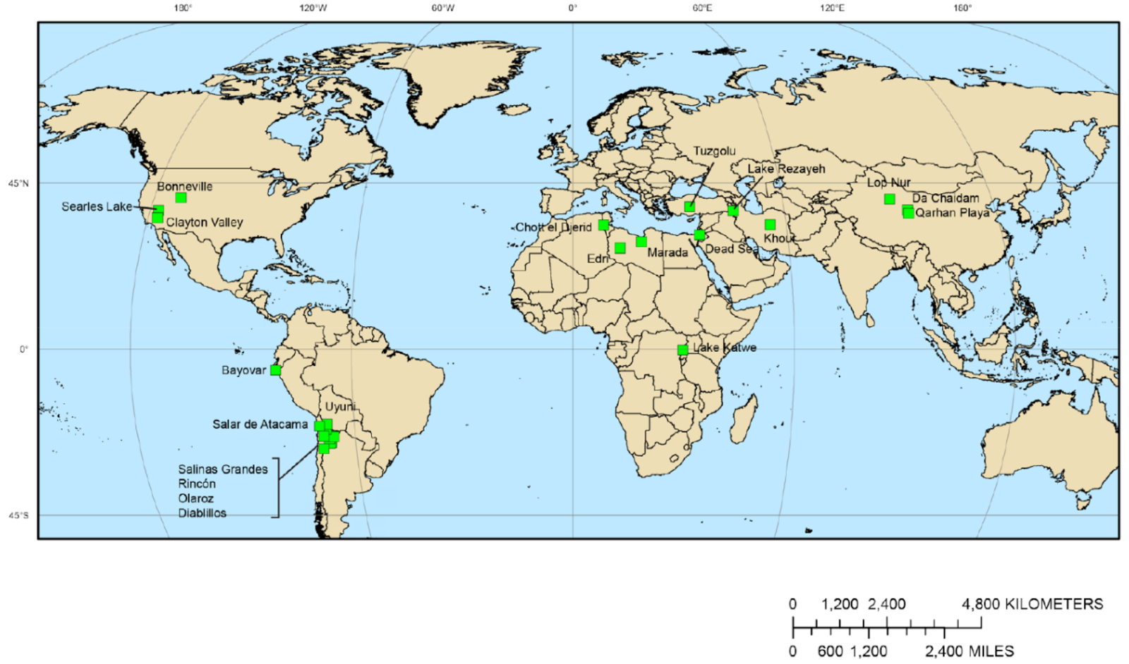 About Lithium: Prospects, deposits and companies