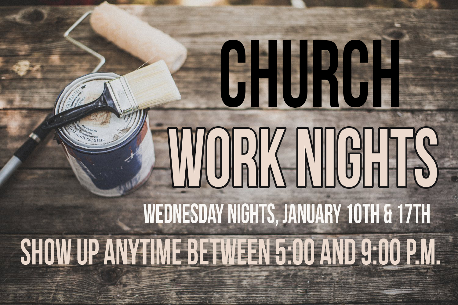 newlifecommunitychurch.net: Church Work Nights