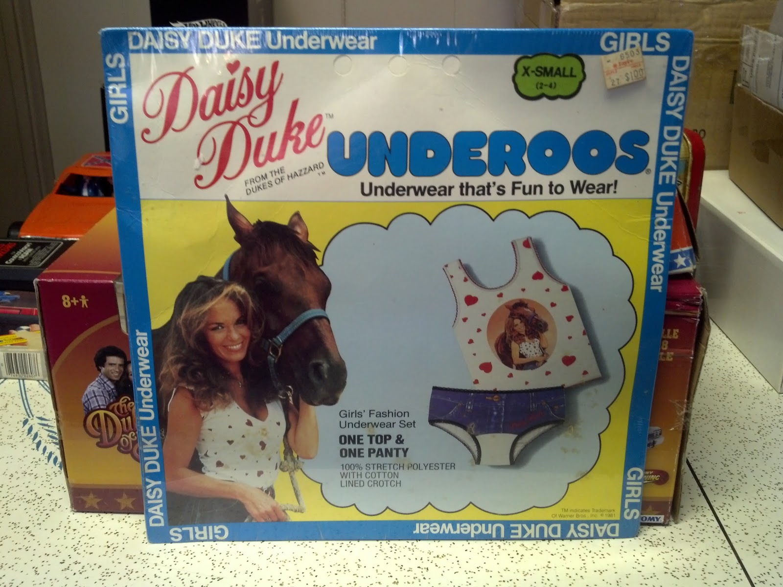 Dukes of Hazzard Collector: Score! White Lightning Rosco car, Underoos ...