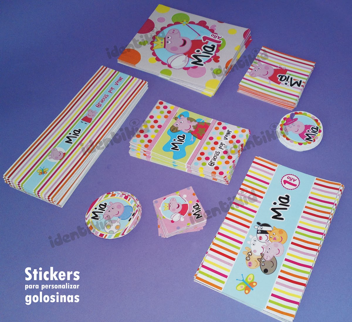 IDENTIKID diseño grafico para eventos: Personalizá toda tu FIESTA ...