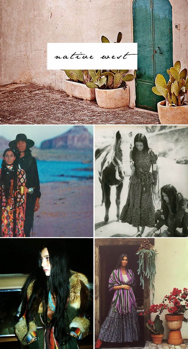ADORED VINTAGE: Native West + 1970s Cher