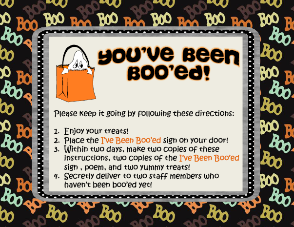 Enchanted with Technology: You've Been Boo'ed! Freebie