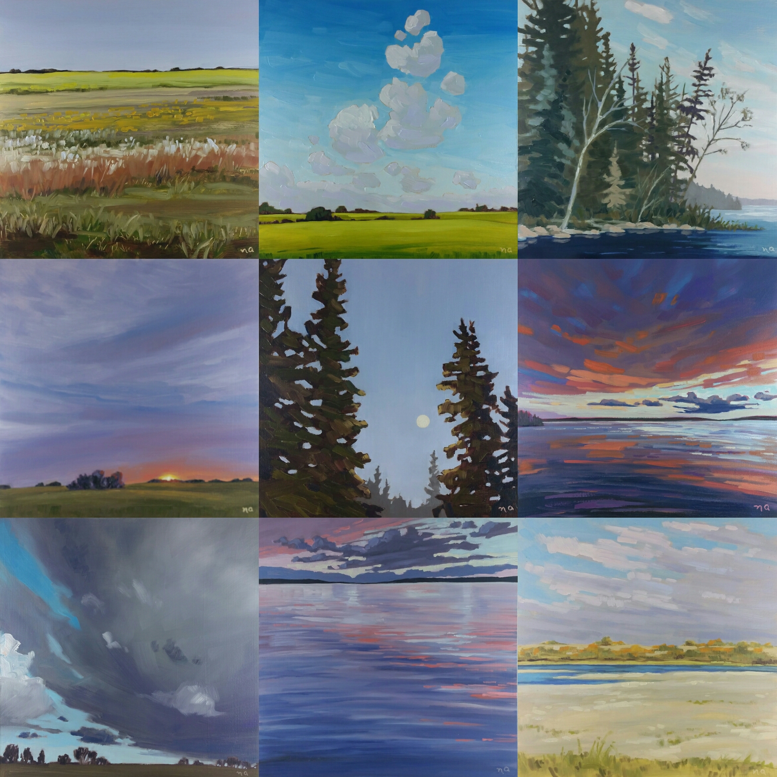 Nicki Ault: Power Post of New 8x8"s at Darrell Bell Gallery