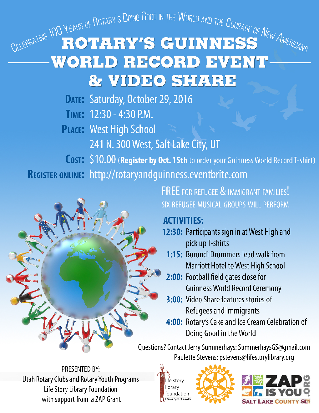 Rotary Club of Millcreek: September 2016