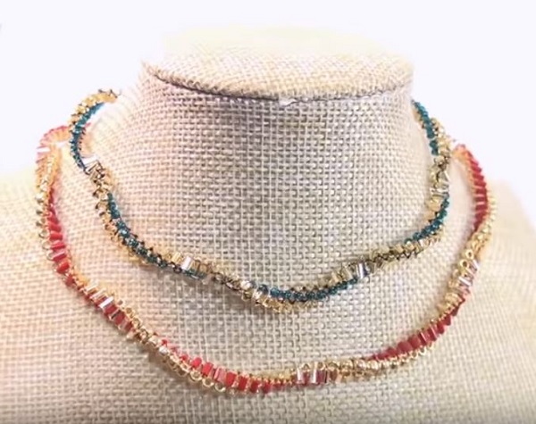More Contemporary Bugle Beaded Jewelry Tutorials / The Beading Gem