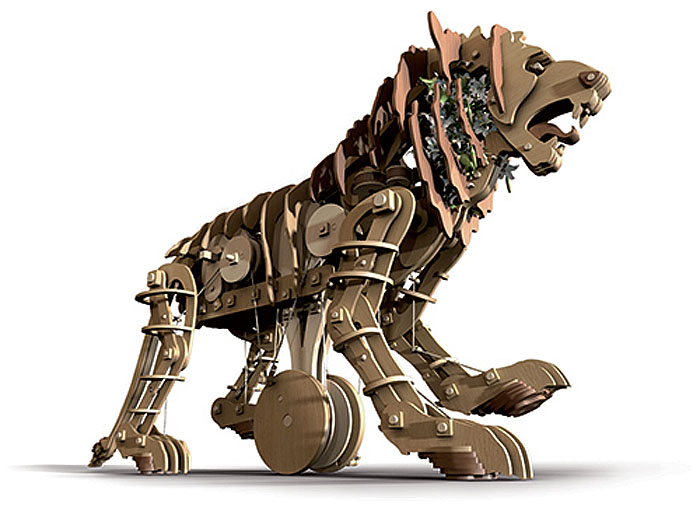 Leão Automato / Automaton Lion - 1515 - Machines Of Leonardo Da Vinci