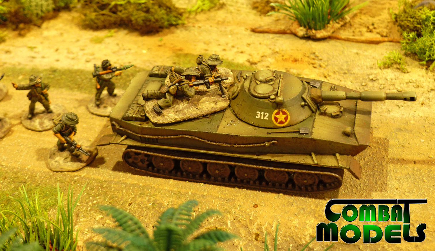 COMBAT MODELS: PT-76 North Vietnamese 198th Tank Battalion